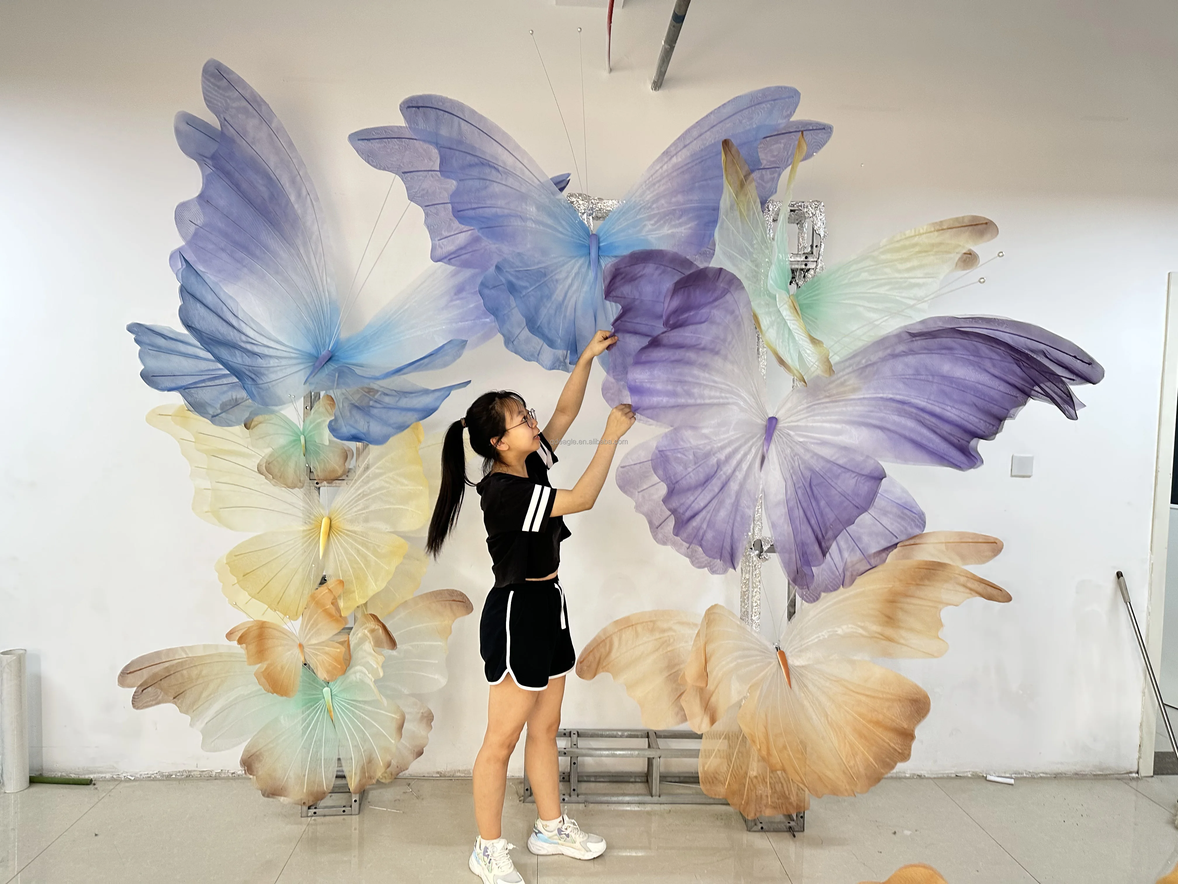 Customized Large Butterfly Decorations for Wedding/Event Display ODM