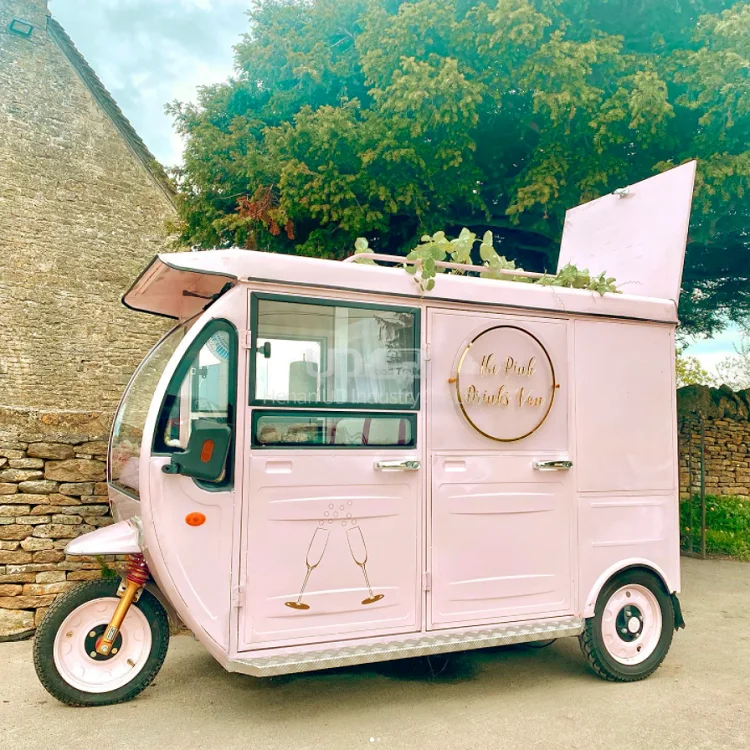 Electric Tap Truck Vintage Mobile Bar Food Truck Tricycle Three Wheels ...