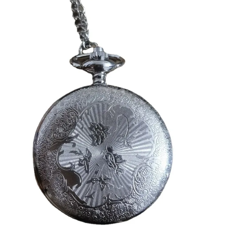 Wholesale Angel Pocket Watch Star Moon Blue Pocket Watch Roman Pocket ...