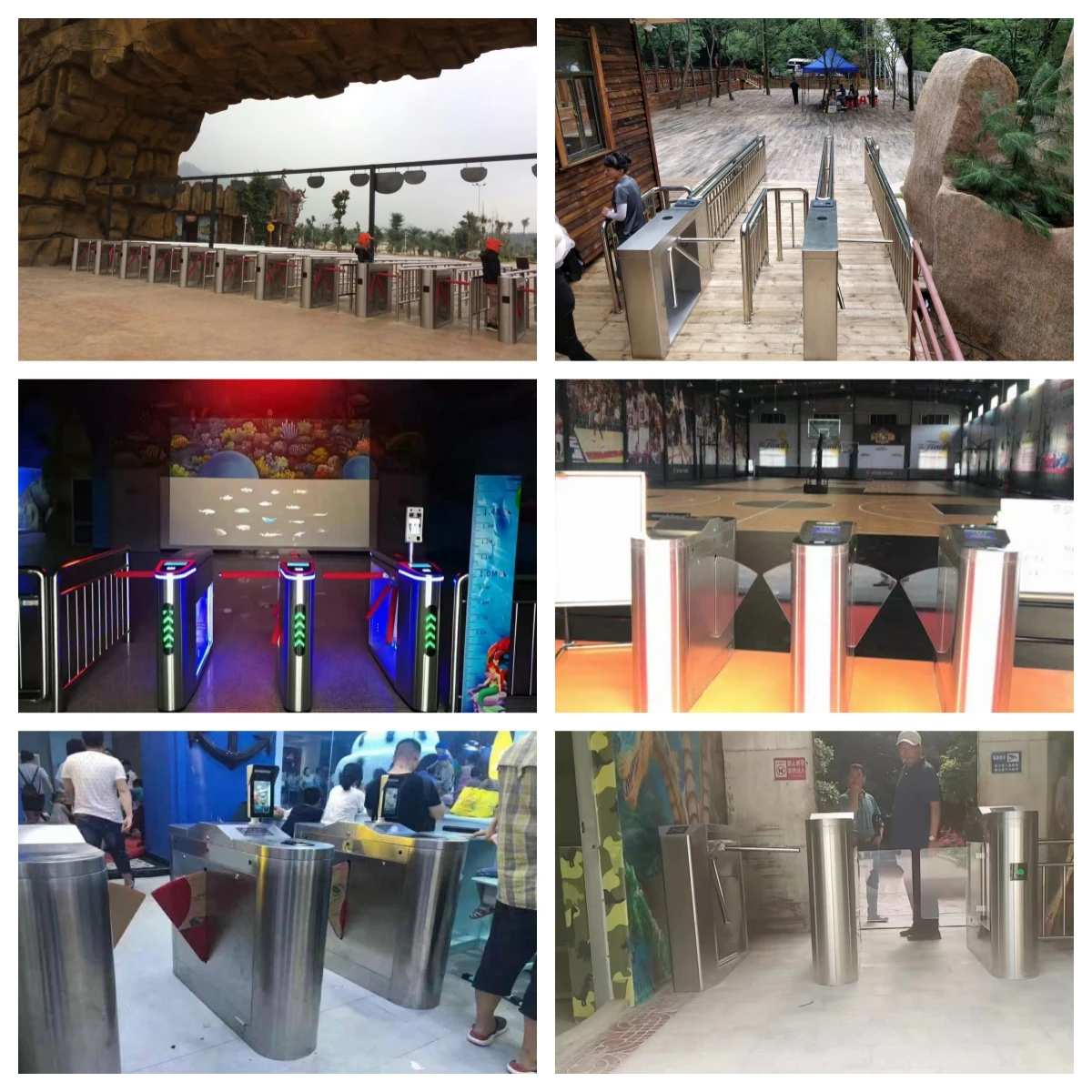 Ant Automatic Luxury Flap Glass Barrier Gate Access Control Turnstile ...