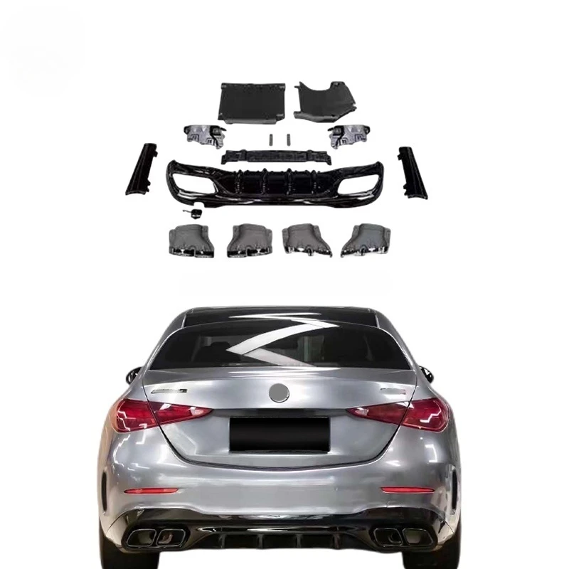 Genuine back lip For 2022+ Mercedes Benz W206 C-class C200L C240 C250 ...