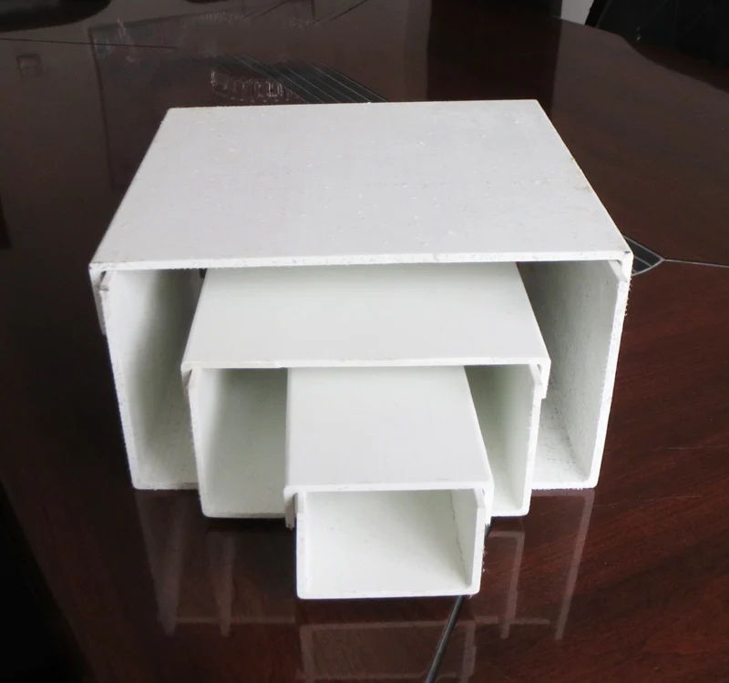 Insulated Frp Channel Wire Trough Weather Resistant Grp Glass Fiber ...