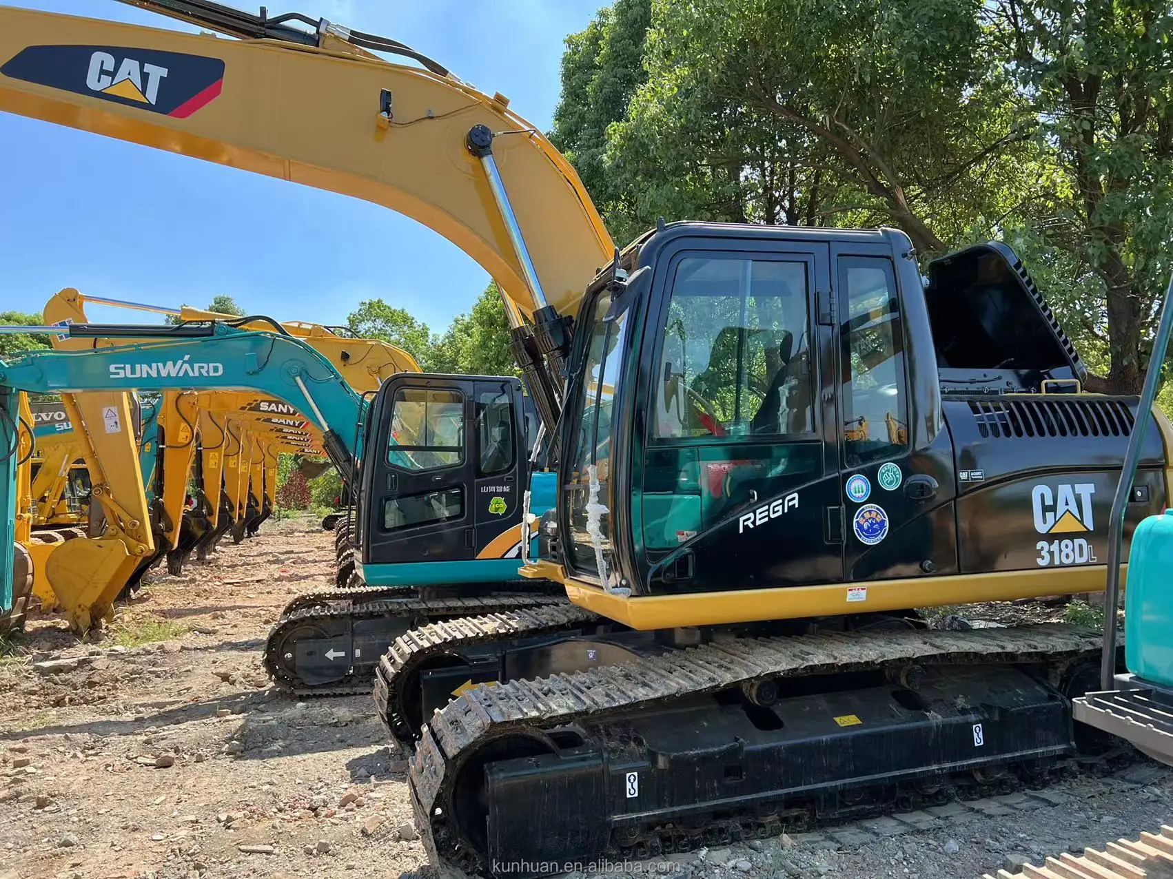 Used Crawler Excavator Good Condition Cat318 Reasonable Price For Sale ...