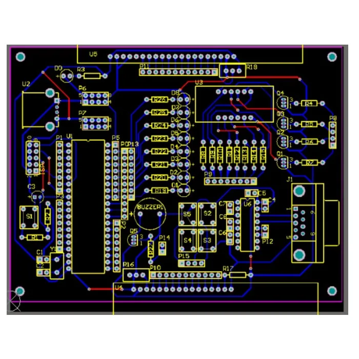 Custom Metal Detector Circuit Layout Schematic Diagram Pcb Board Design ...