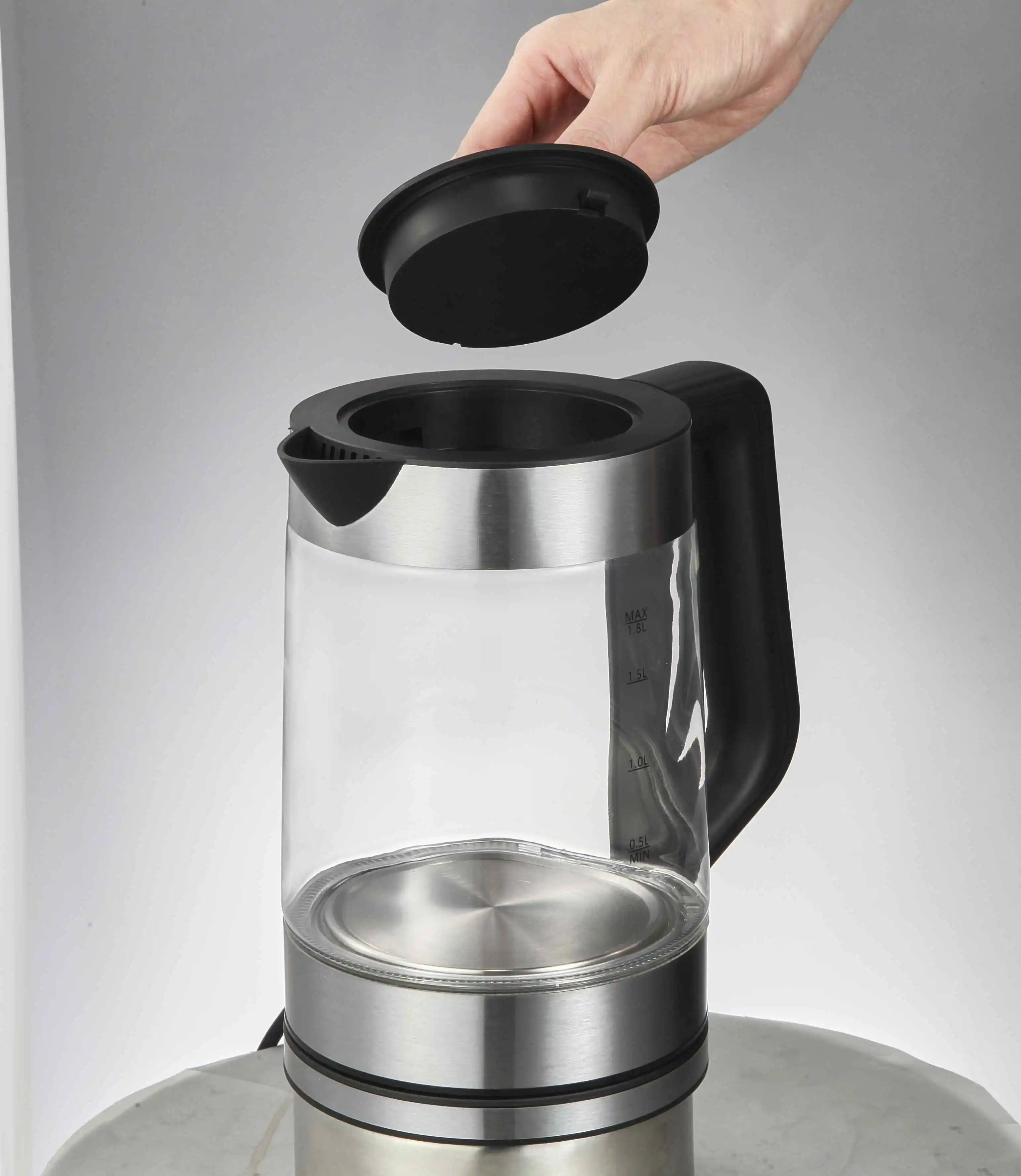 Appliances Kitchen Home 1500w 220v Water Jug Tea Maker Machine Water Boiler 1.8l Glass Kettle ...