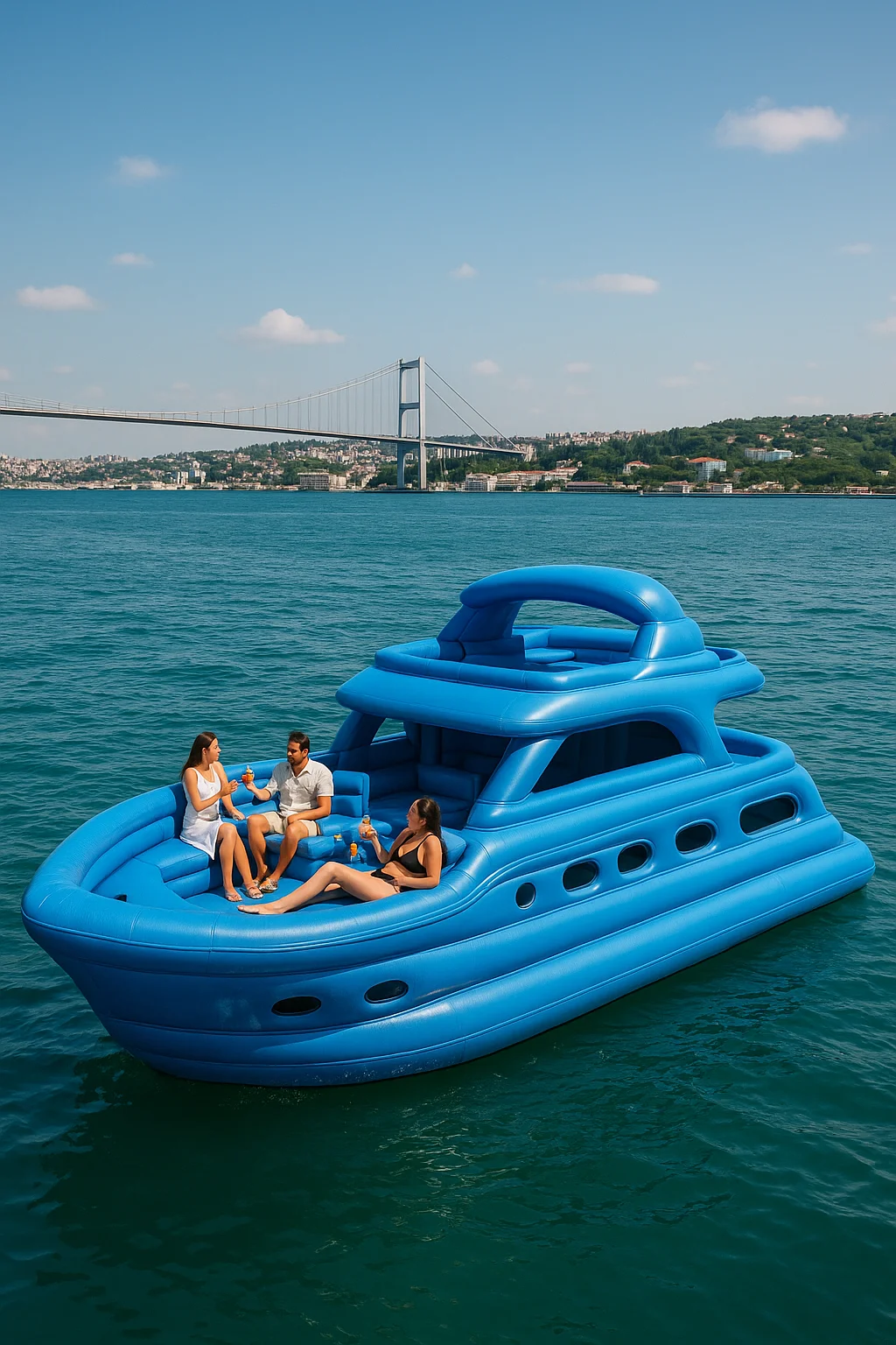 New Arrival Giant Multi-Person Inflatable Yacht Boat for Water ...