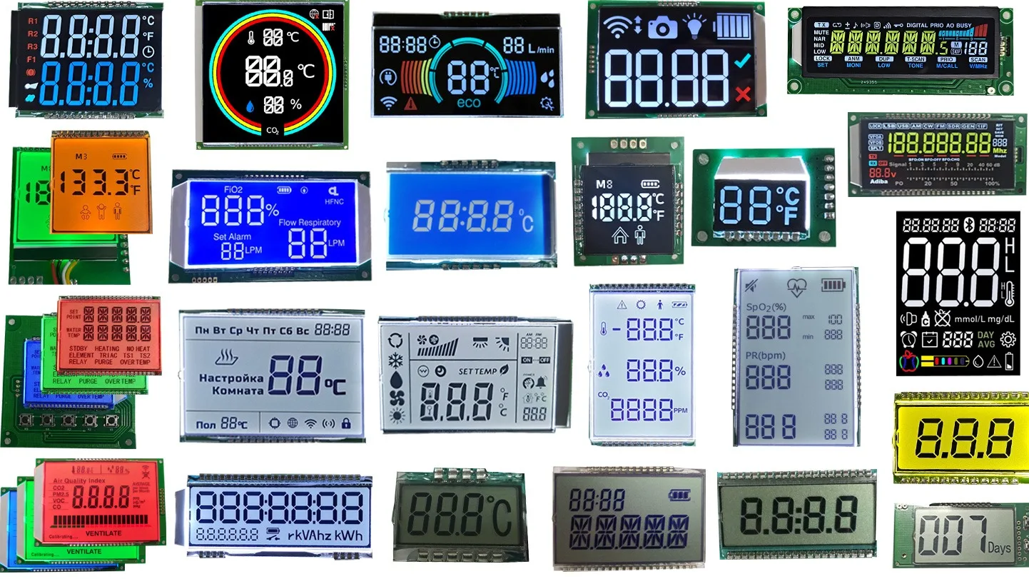 Customized Water Humidity Thermostat Displays Display 7 Segment 3 Digit ...