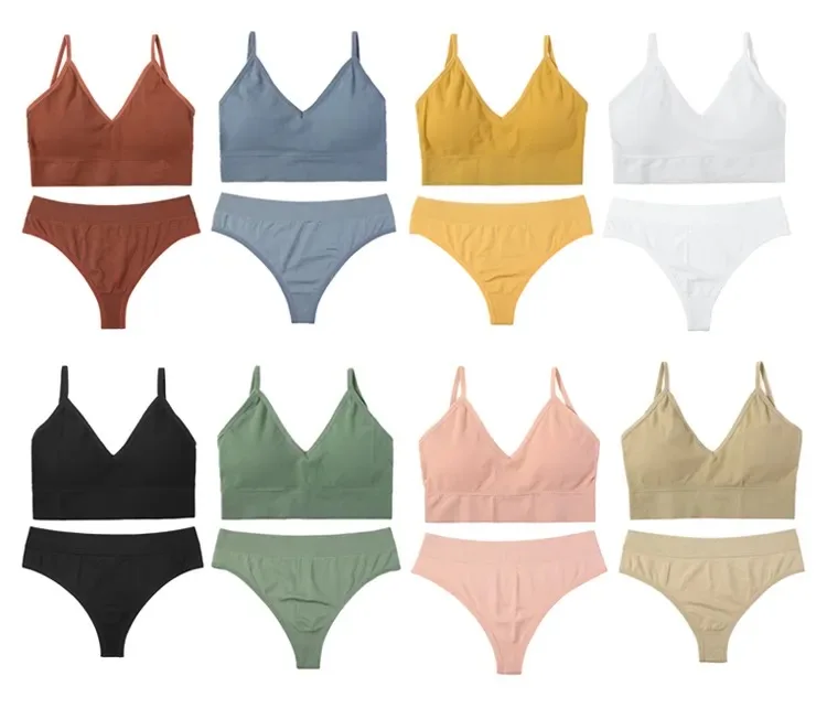 Shop Our Women's Seamless Bra Set with Sexy Thong Panties