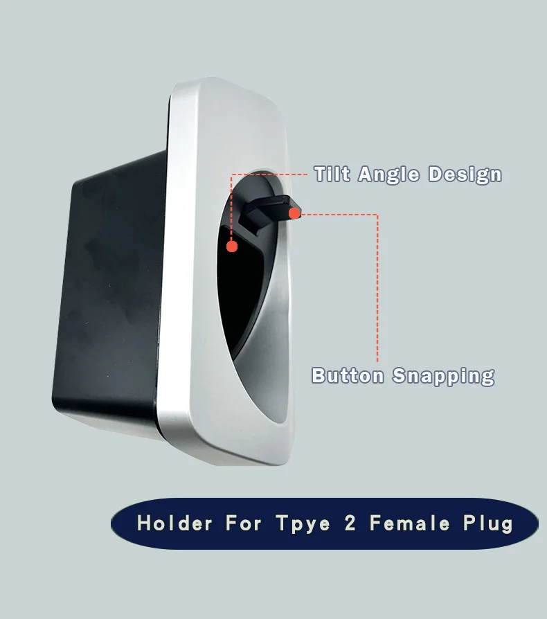 Iec 62196 Type 2 Ev Plug Holder For Electric Vehicle Type 2 Ev Charging ...