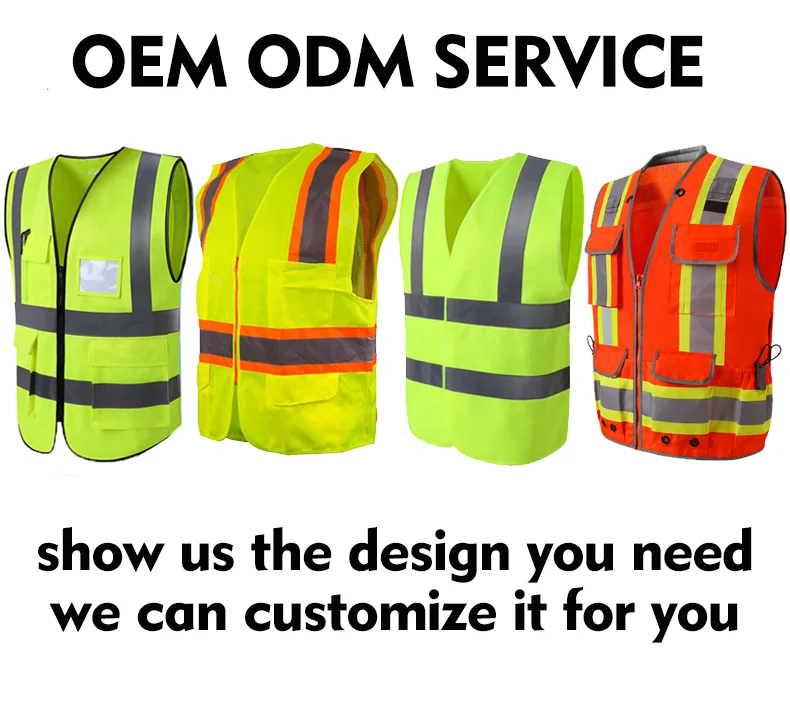 High Visibility Safety Vests - Reflective & Durable
