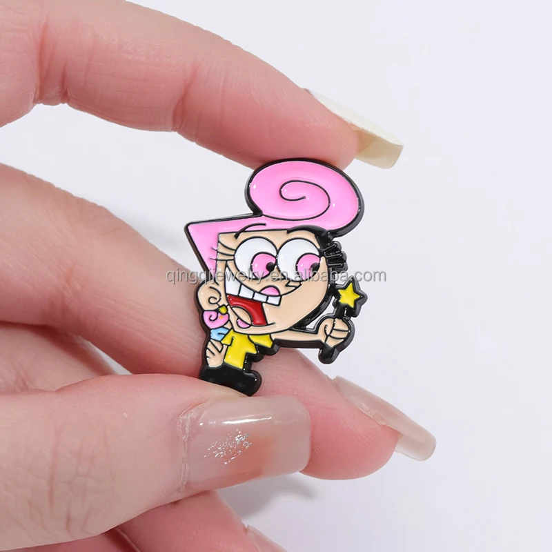Cartoon Characters Pin Funny Enamel Pin Women's Brooch Backpack ...