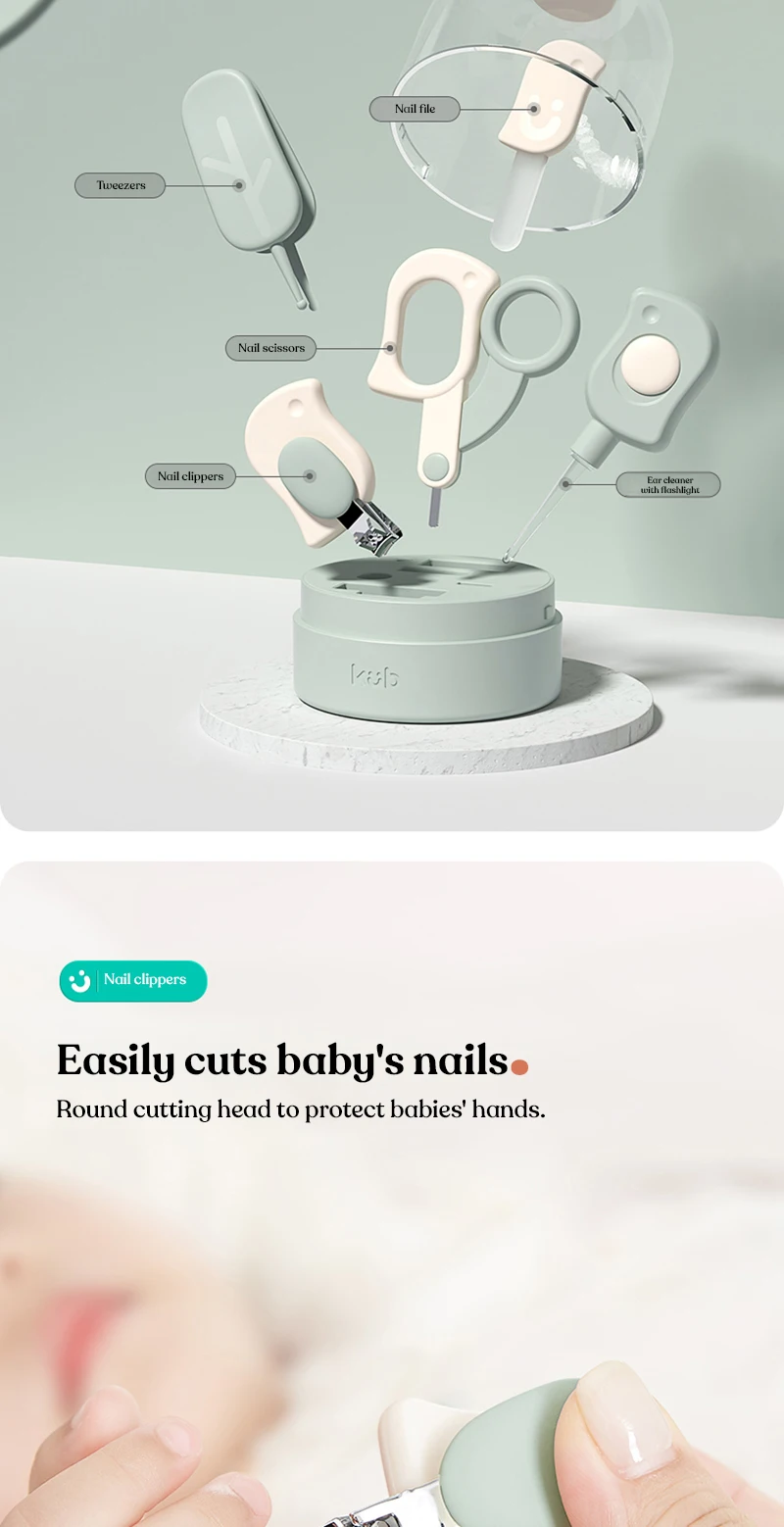 Kub Baby Products Wholesale Baby Nail Care Kit Children Kids Newborn ...