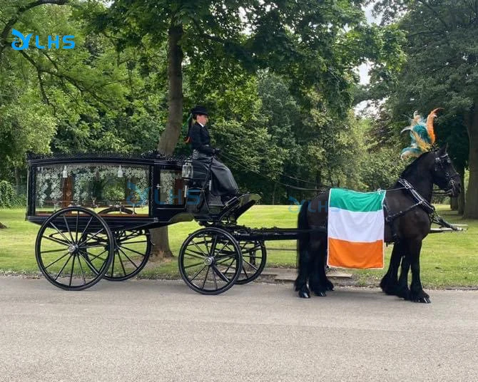 New Design Glass Horseless Hearse Carriage Horse Hearse Factory ...