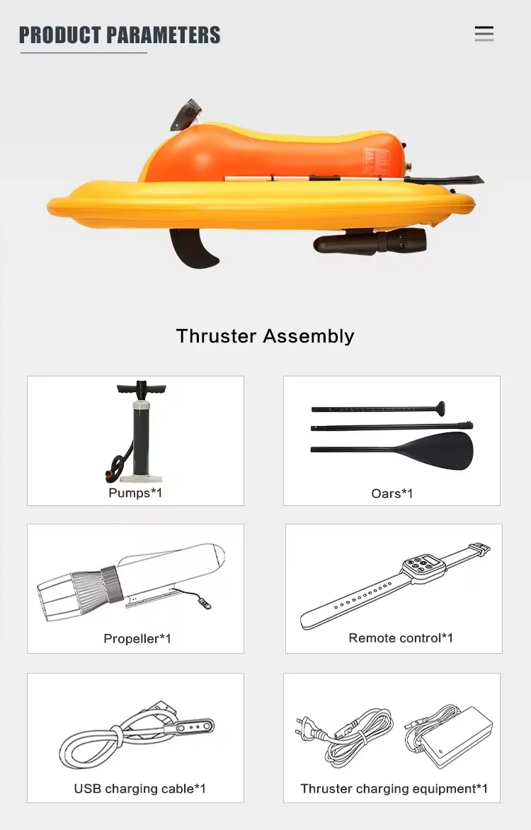 700W Inflatable Remote Control Electric Boat & Jet Ski ODM