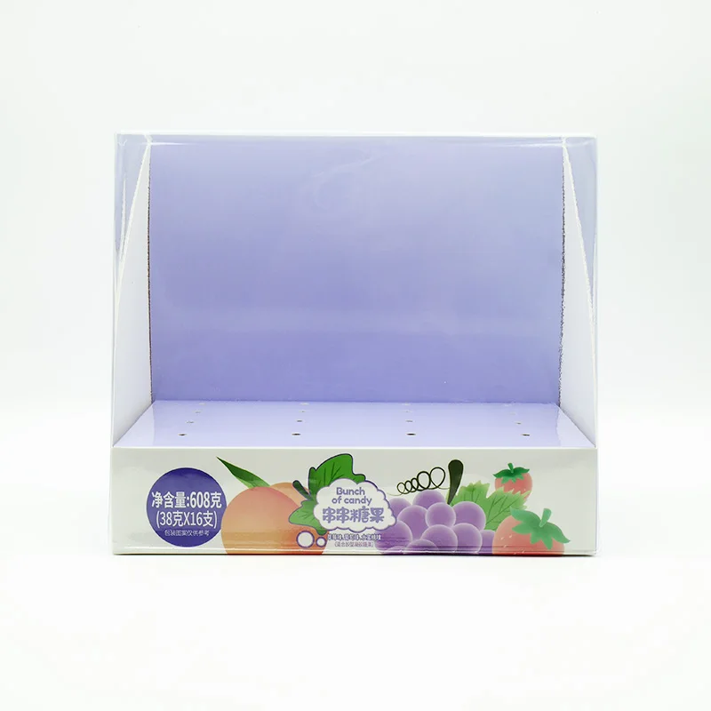 Ivory Paper Cardboard Lollipop Candy Display Box Offset Printing ...