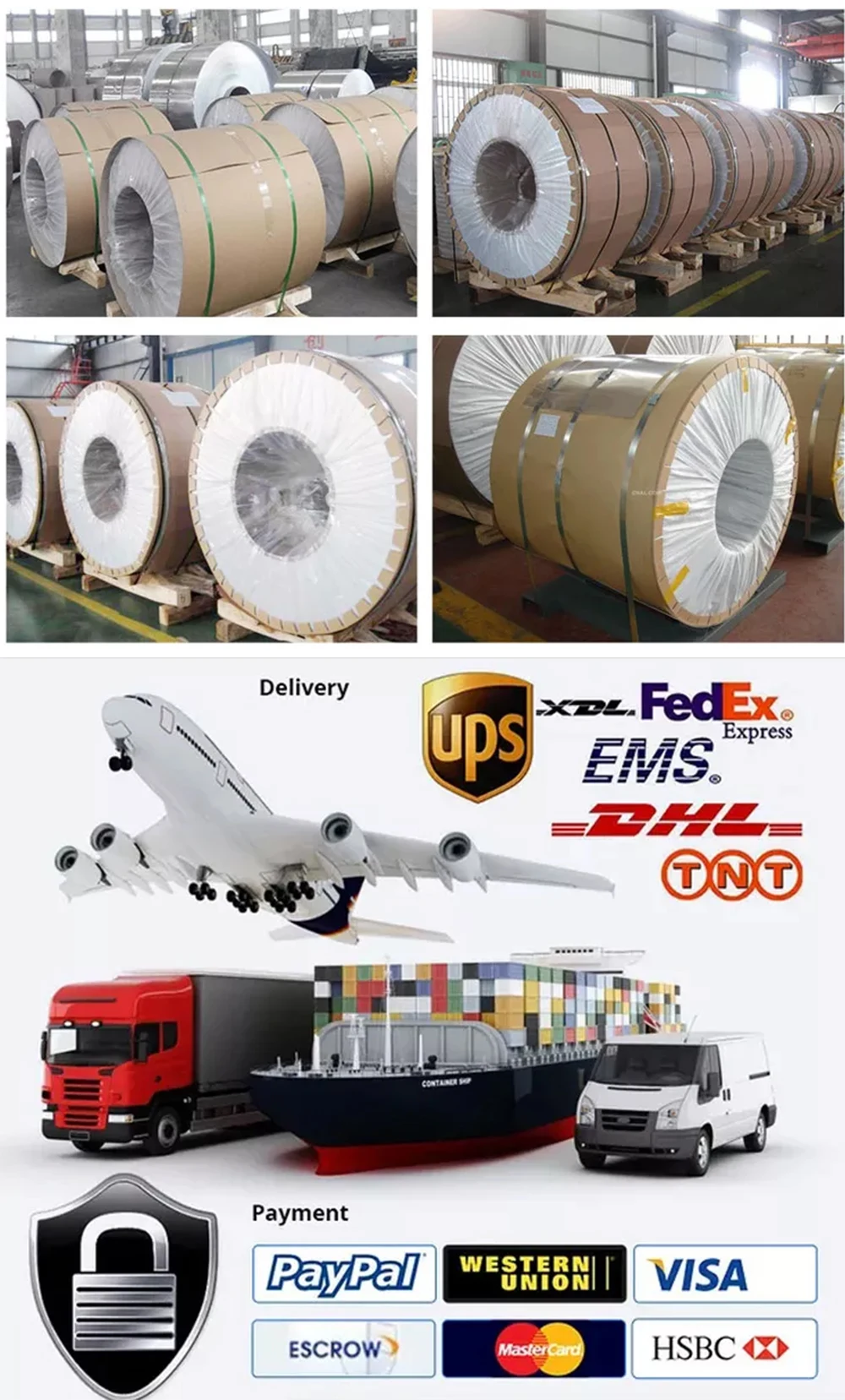 Aluminum Foil Container Half Shrink Packing 9x13" Half Size Deep Steam ...