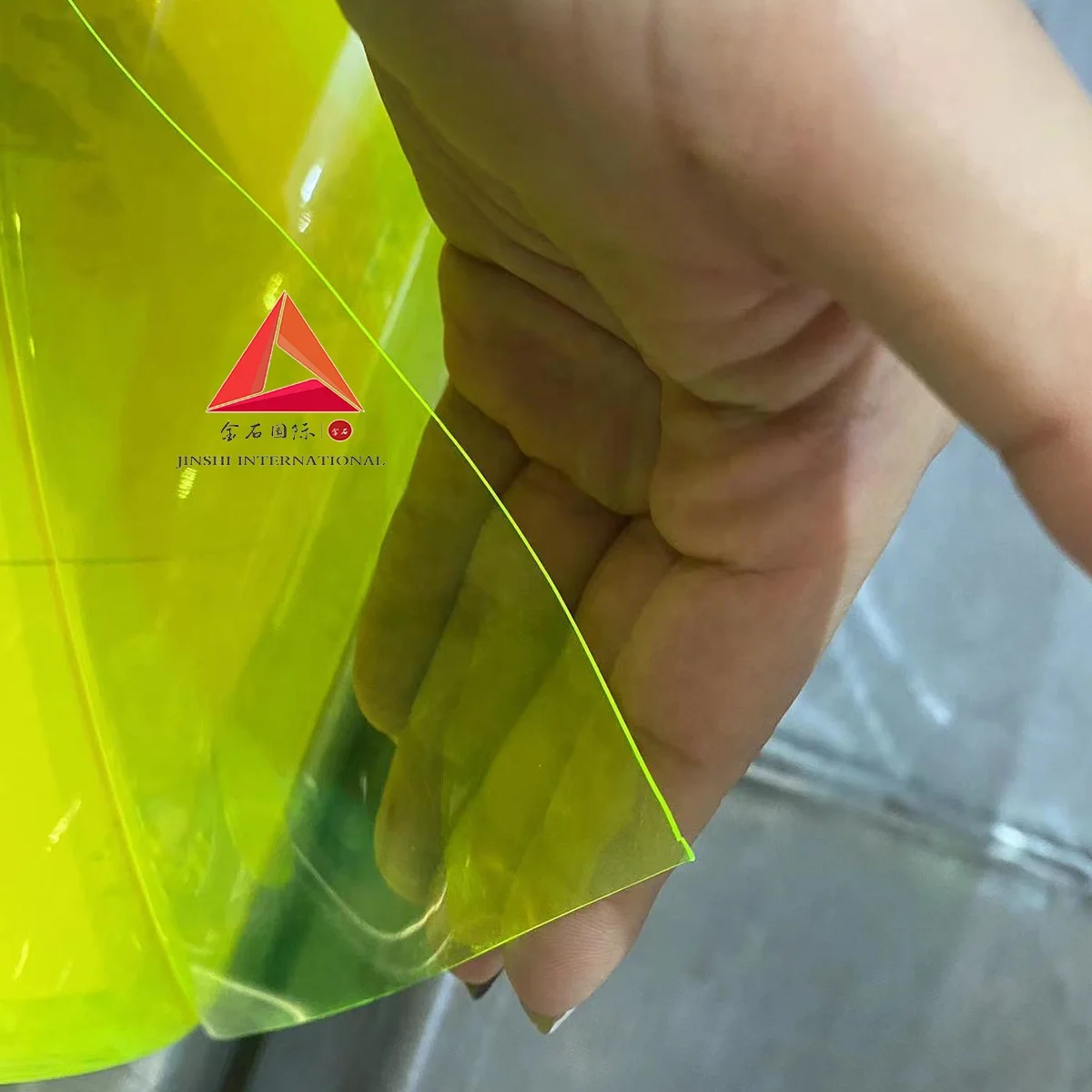 Jinshi 2024 Customized Fluorescent Yellow Transparent Color Pvc Film ...