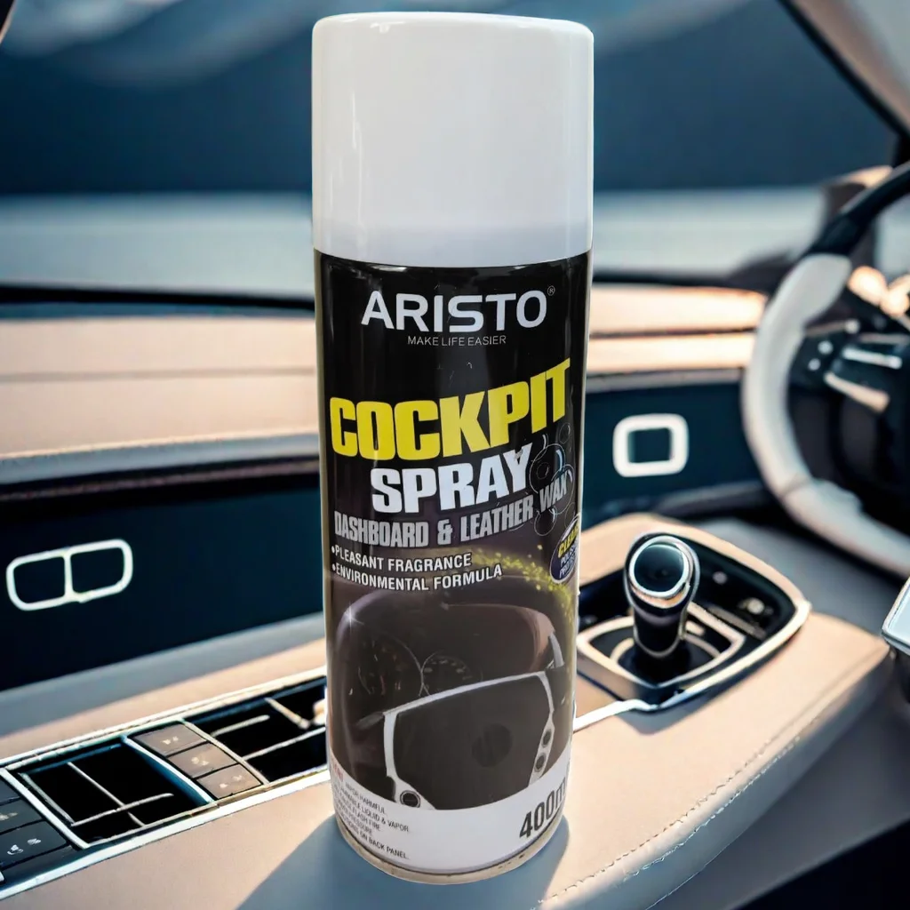 Aristo Cockpit Spray Dashboard & Leather Wax Dashboard Cleaner and ...