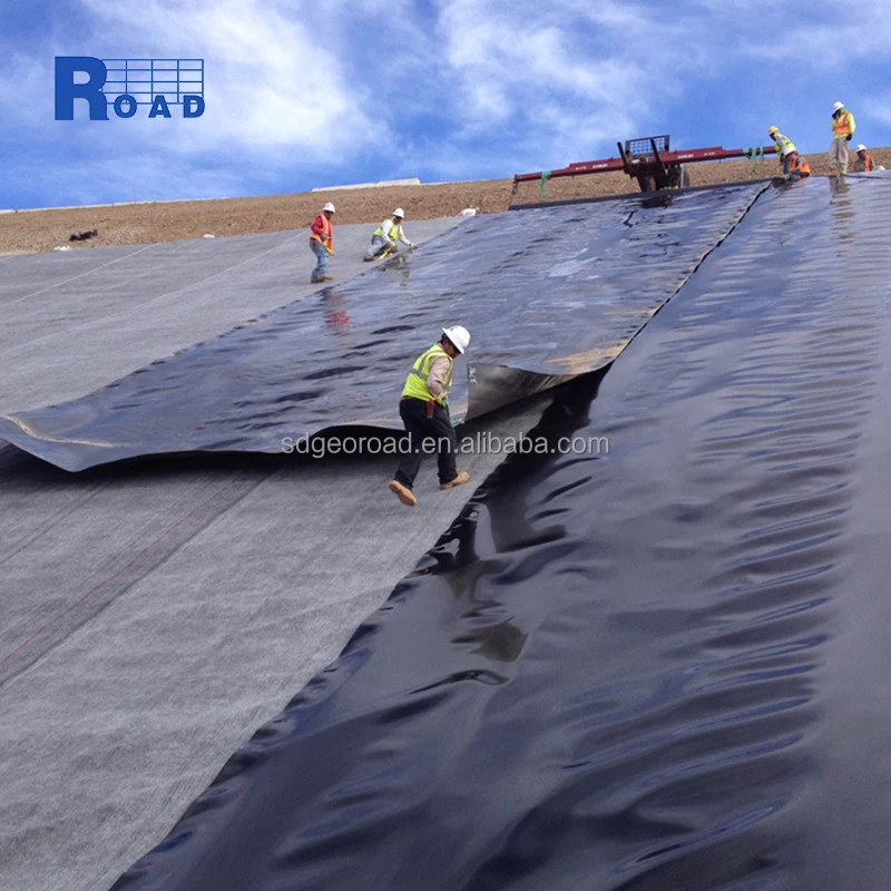 White Black Hdpe Geomembranes Plastic Fish Pond Lagoon Lake Dam Liner ...