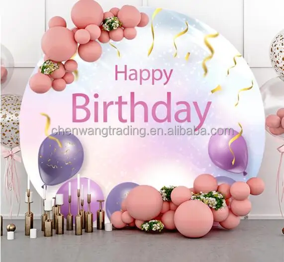 Happy Birthday Backgrounds - Perfect for Baby & Bridal Showers