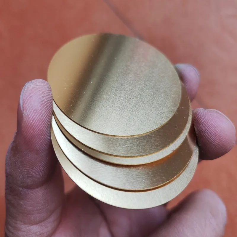 High Quality Custom Brass Metal Stamping Blank Discs - Buy Brass ...