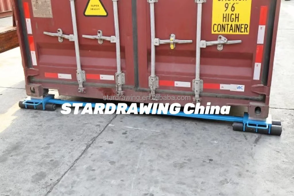 SS ISO Shipping Container Skate Trolley Wheels - Durable & Efficient