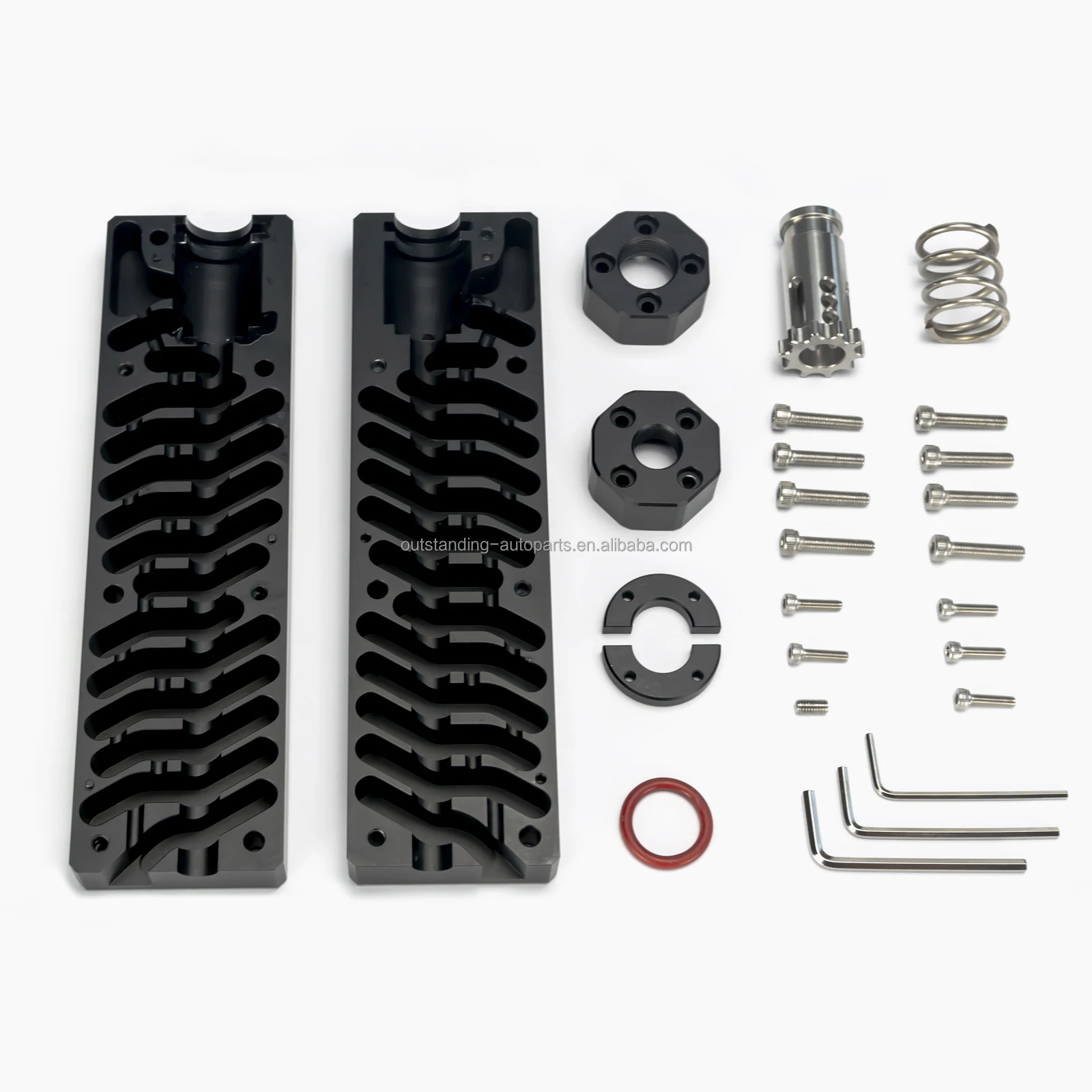 Diy Aluminum Monocore Single Core Square Solvent Trap 9.5mm Fuel Filter ...