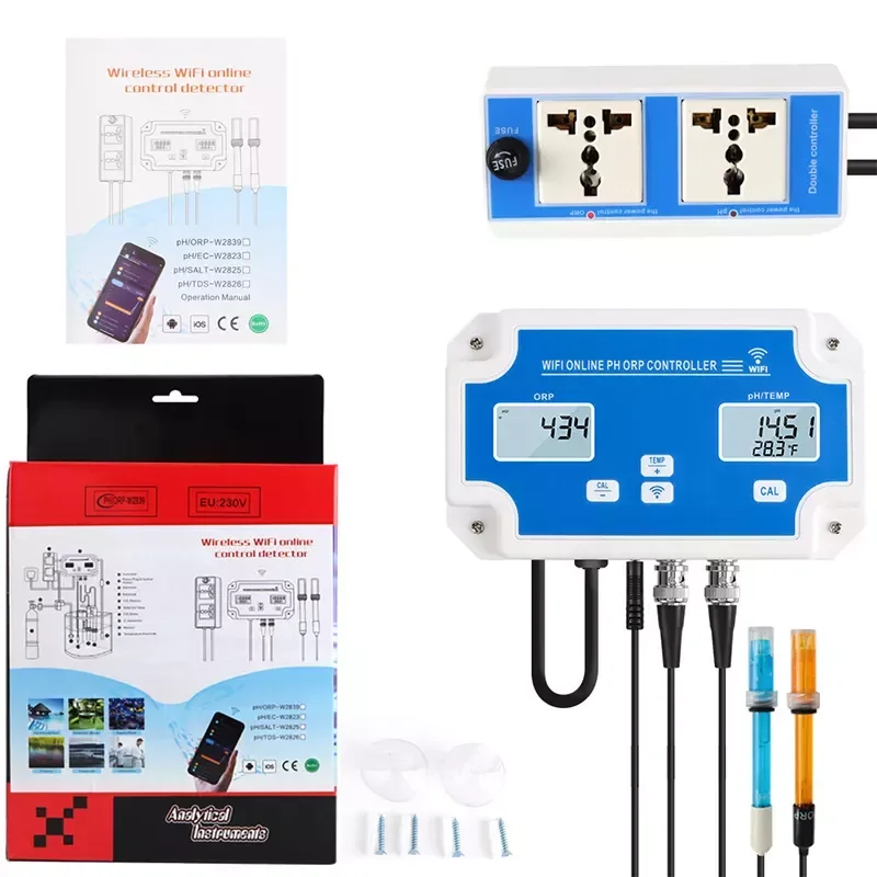 Automatic Ph Orp Controller Online Tank Ph Controller Dosing Pump ...