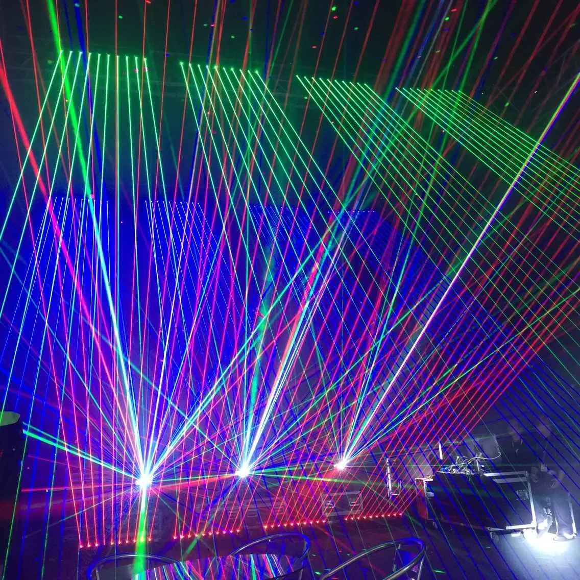 6 Head Eye RGB Full Color Laser Array Laser Bar Light