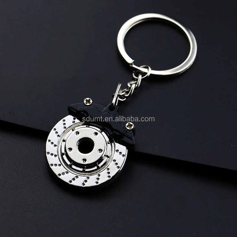 Metal Small Gifts Keychain For Customers Customized Car Brake Disc Key ...