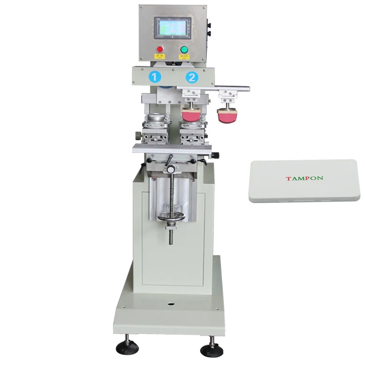 2 Color Digital Pneumatic Tampoprint Ink Tray Pad Printer
