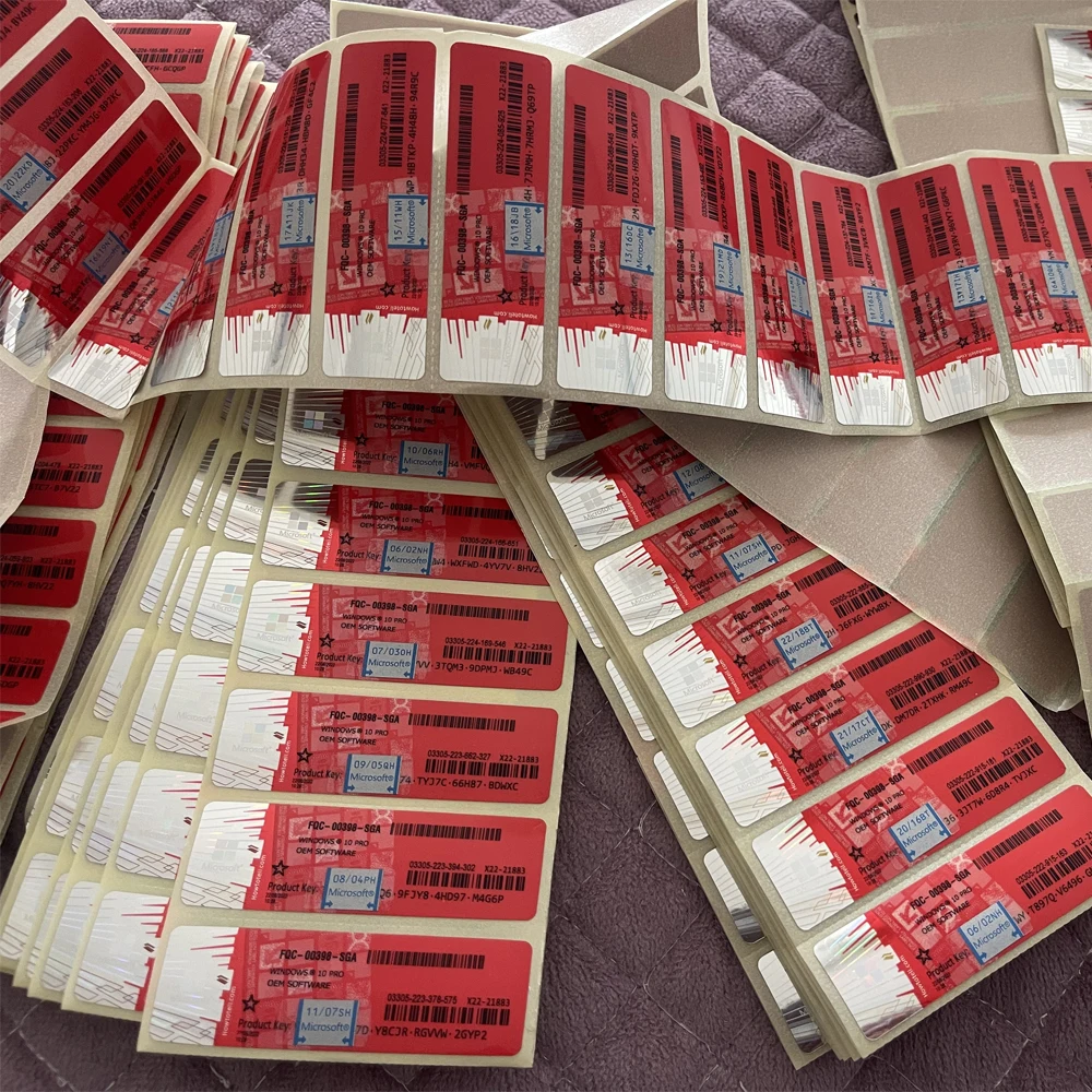 Win 11 Pro Oem Coa Sticker 100% Online Activation Lifetime Warranty Win ...