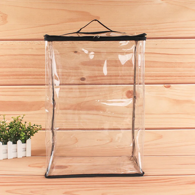 Customized Clear Durable Large Zipper Pvc Waterproof Kids Organized ...