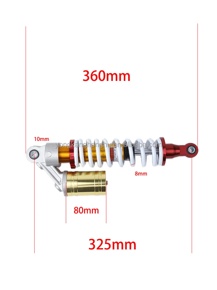 Factory-owned 325mm M10 Front Air Shock Absorber 8mm Spring For ...
