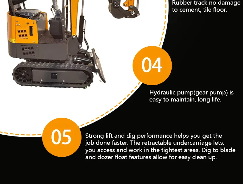 KK10 Cabin KUBOTA Mini Excavator - High Quality & Versatile