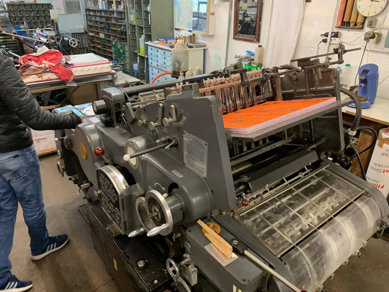 USED Heidelberg Kord 64 Offset Printer - Multicolor Printing