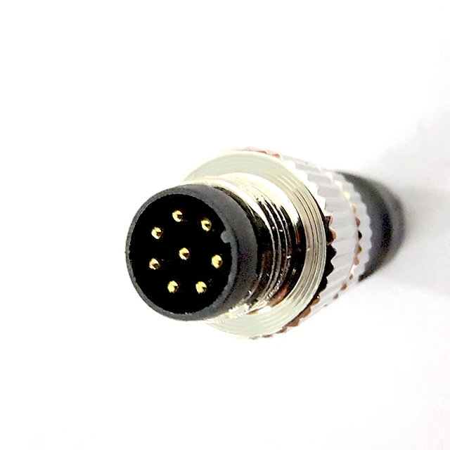 M8 Connector 8P Assembly Cable Plug - 3/4/5/6/8 Pin Male/Female for ...