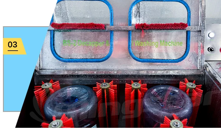 High Pressure Water Jet Washing Machine for 5 Gallon Batches