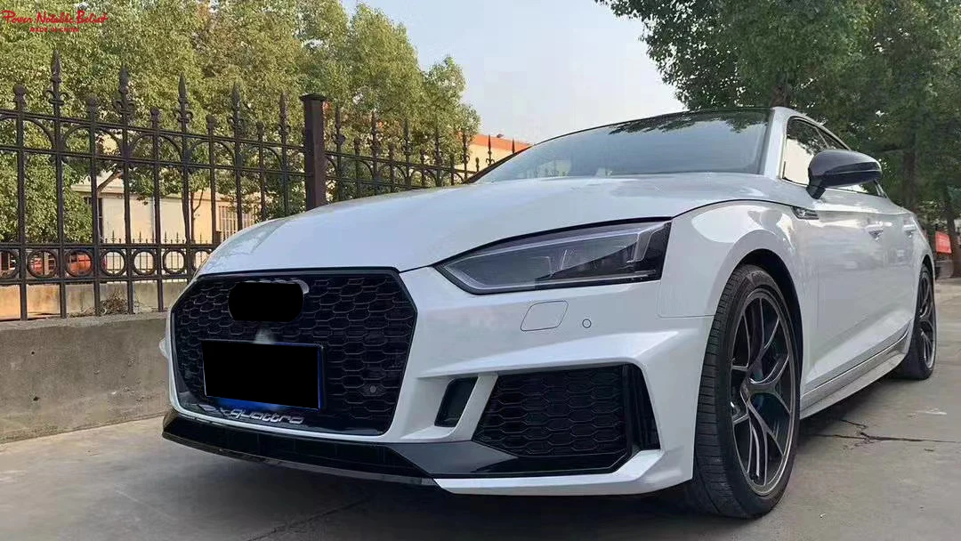 RS5 B9 Front Bumper with Grill for Audi A5 S5 Body Kit