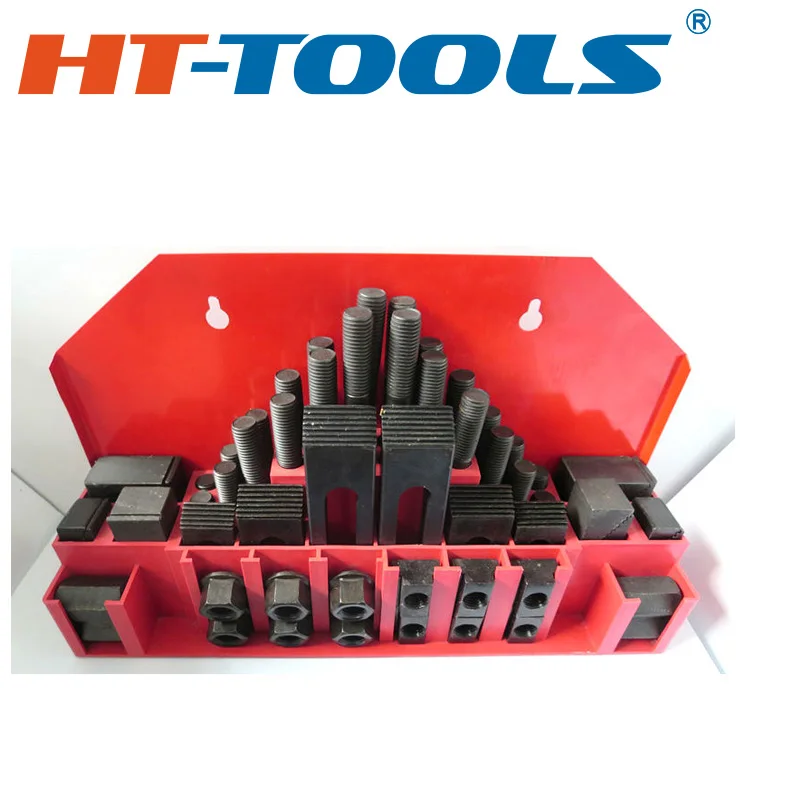 58pcs Steel M8 M10 M12 M14 M16 CNC Machine Accessories Clamping Kit ...