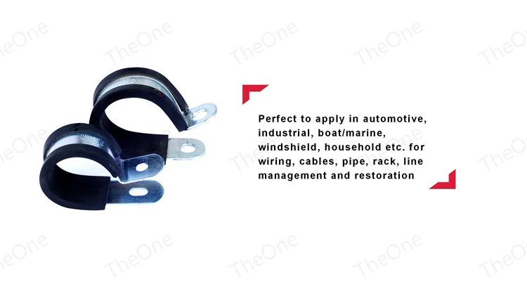 Stainless Steel P Type PVC Coated Cable Clamp/Clip| Alibaba.com