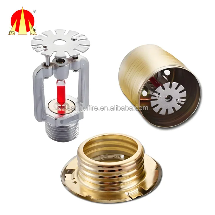 Double Layer Fire Sprinkler Escutcheon Recessed Plate