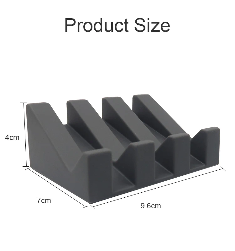 Silicone Soft Soap Saver Dishes Kitchen Sponge Holder Self Draining ...