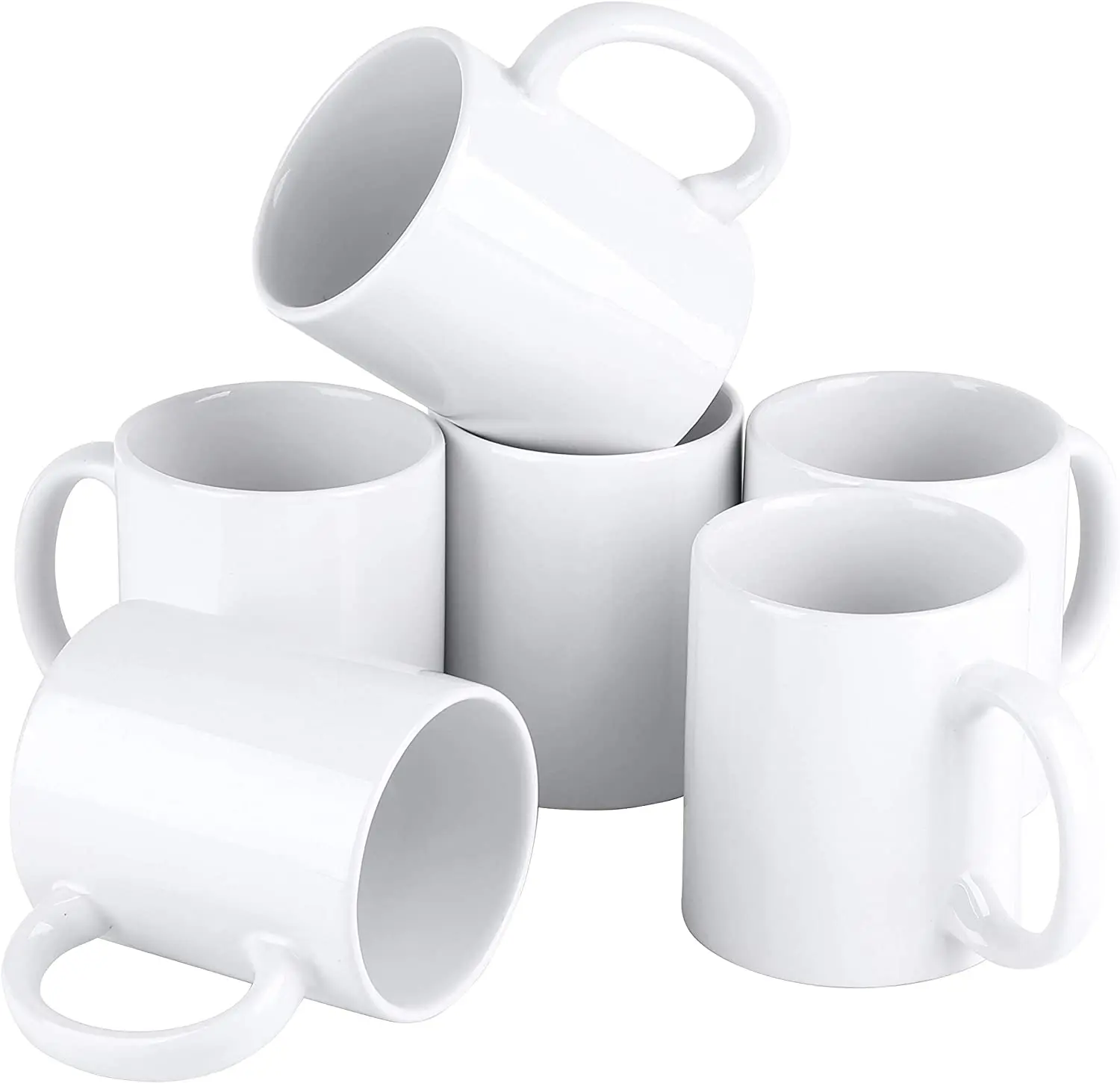 15oz Wholesale Two Tone Sublimation Product Ceramic Coffee Mugs For Sales
