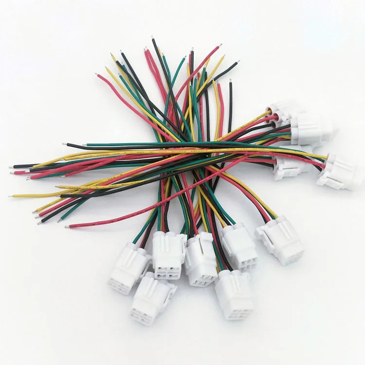 4pin Female Electric Connectors With Ul1007 20 Wag Wires Pigtail ...