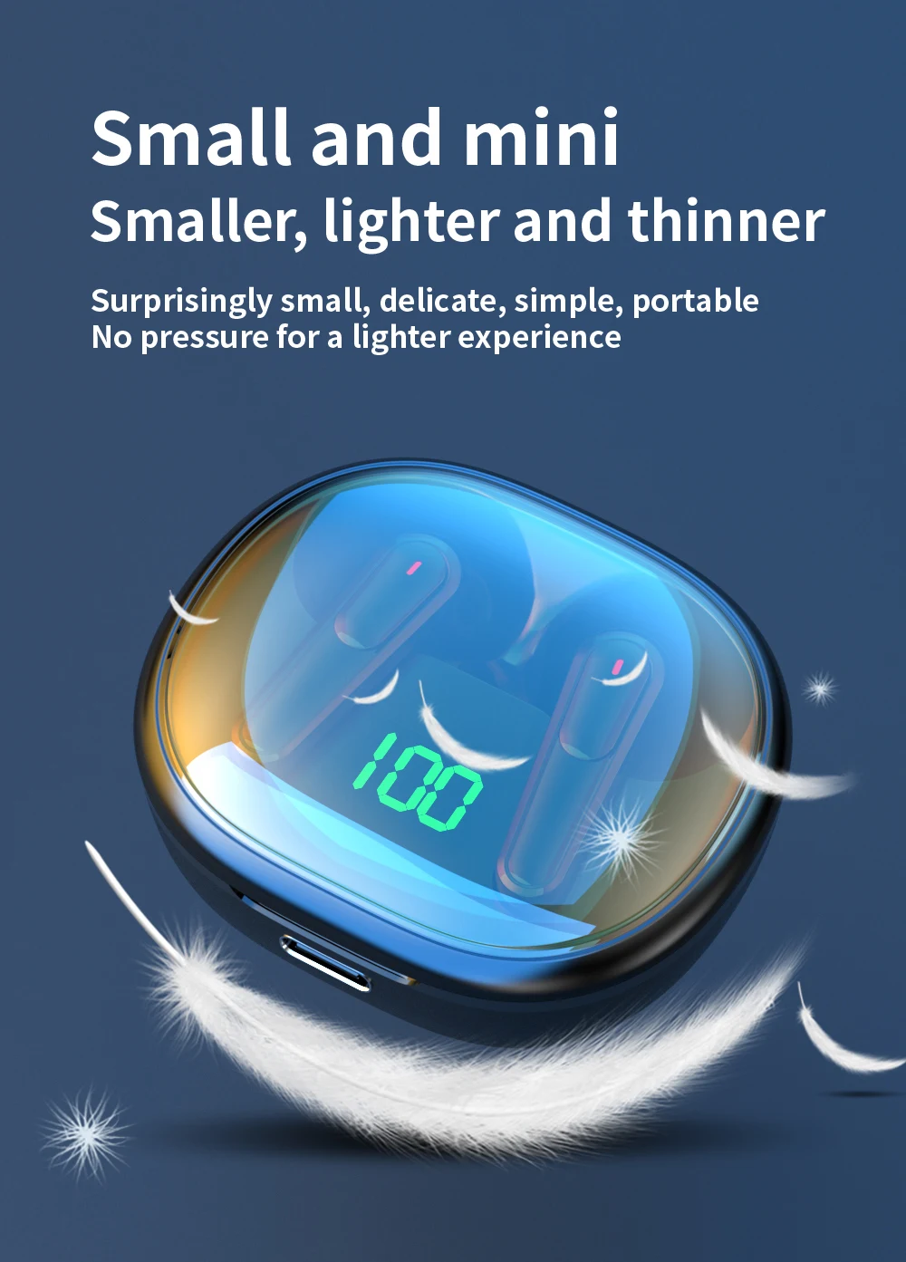 BT5.3 TWS True Wireless Earbuds Digital Display Battery Indicator Factory Wholesale JL Chipset ...