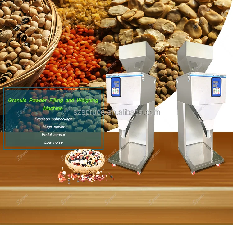 Particle Packaging Machines Auto Weighing Coffee Powder Packing Machine Grains Power Filling ...