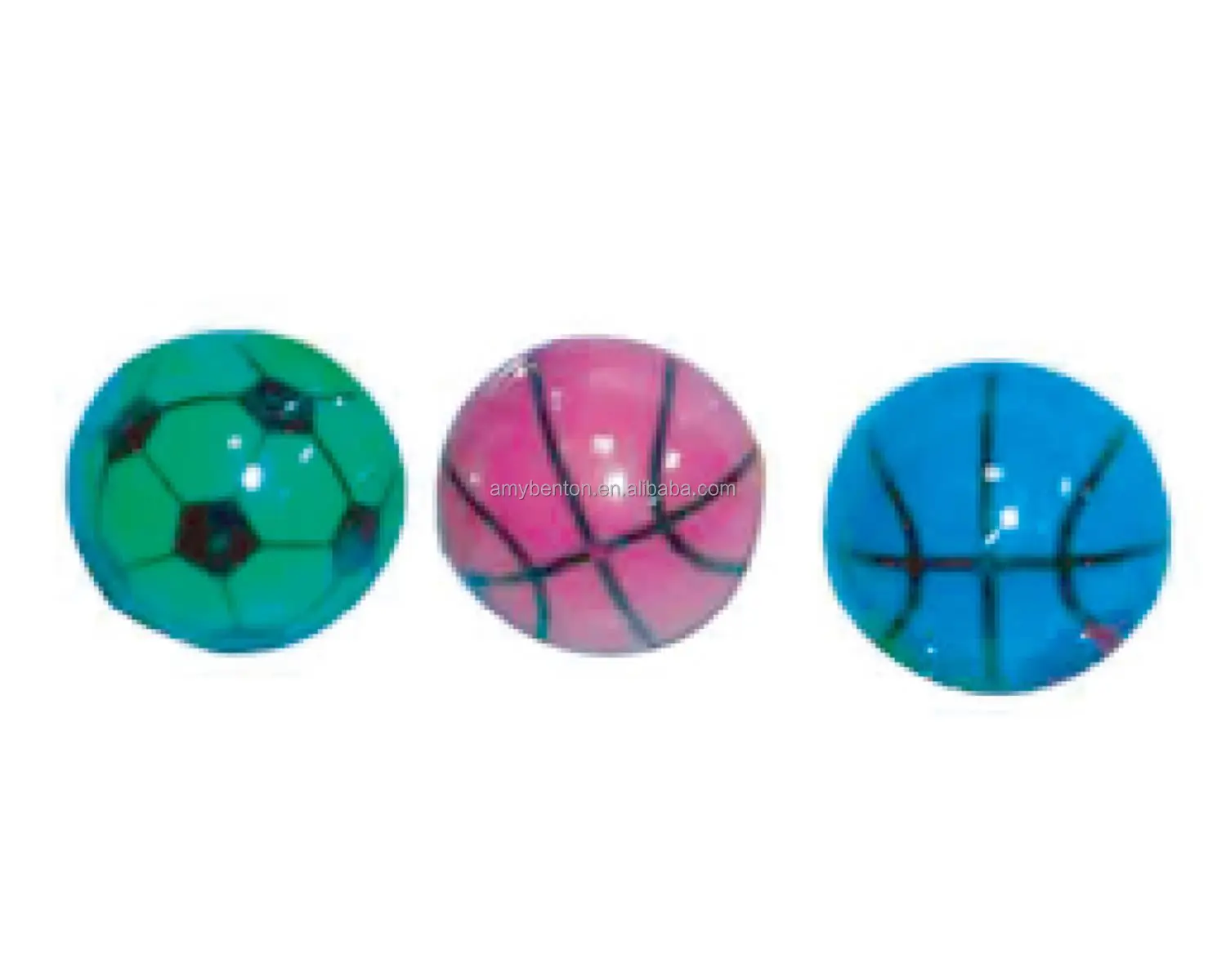 Wholesale Happy Face Rubber Jump Poppers - Fun for Kids