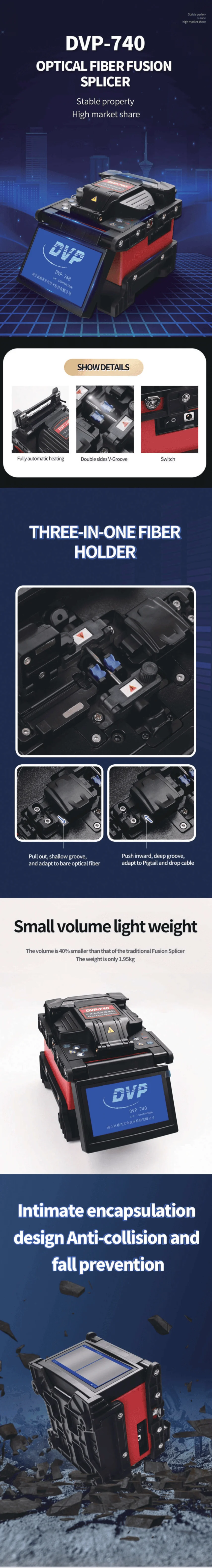 FTTX FTTH FTTR High Quality Optical Fiber fusion Splicer Fiber Optic ...