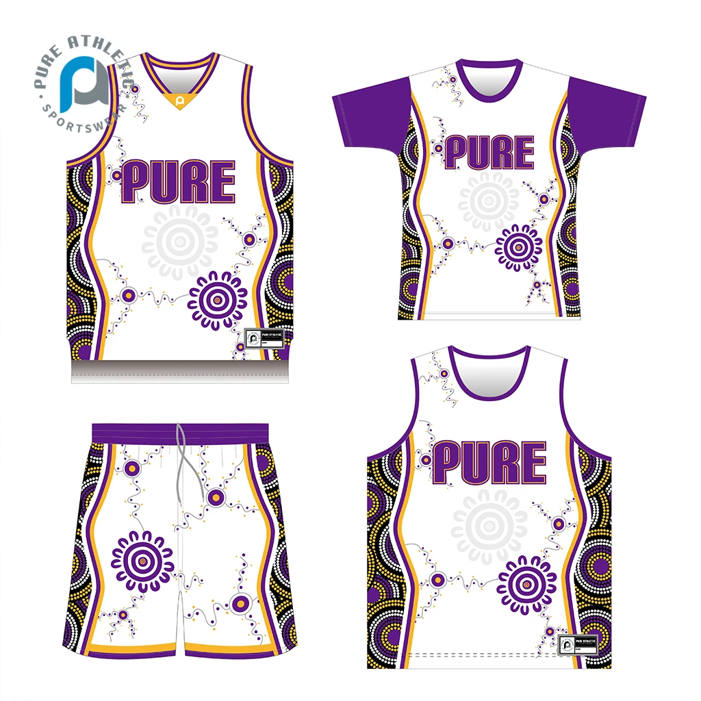 Pure 2024 Custom Mesh Polynesian Indigenous Training Sublimation ...